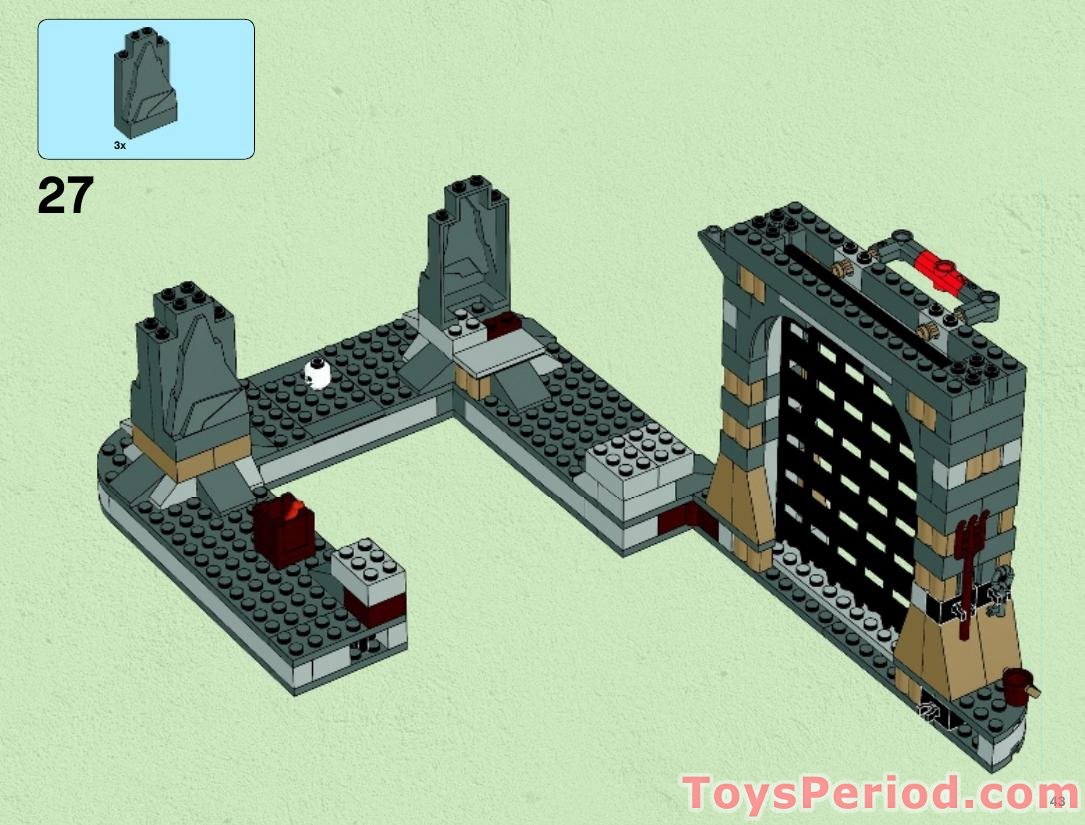 LEGO 75005 Rancor Pit Instructions and Parts List