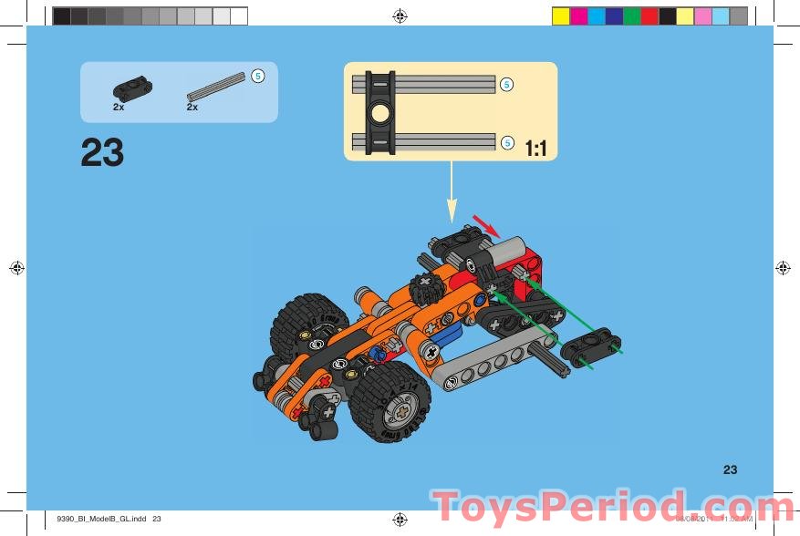 LEGO 9390 Mini Tow Truck Instructions and Parts List