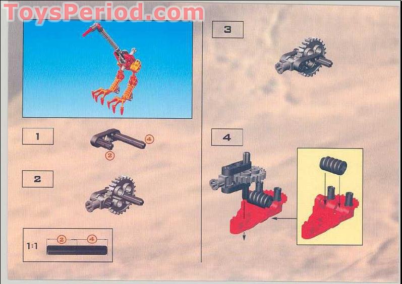 LEGO 10023 Bionicle Master Builder Set Instructions and Parts List