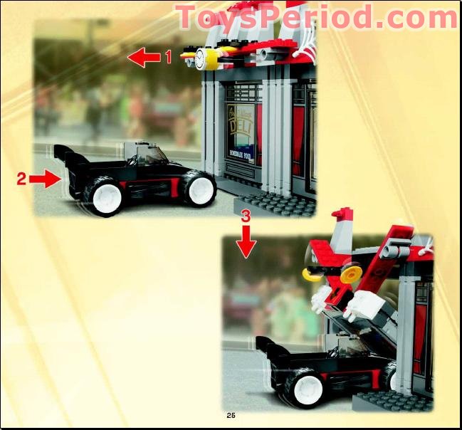 LEGO 4860 Doc Ock's Cafe Attack Instructions and Parts List