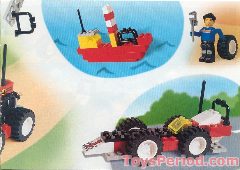 LEGO 4173 Max's Pitstop Instructions and Parts List