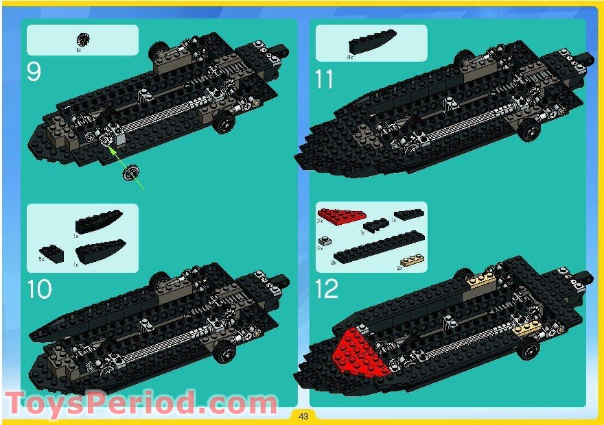 LEGO 4403 Air Blazers Instructions and Parts List