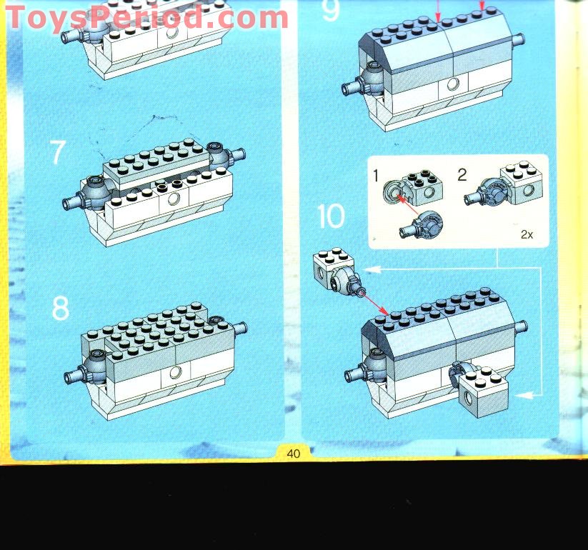 LEGO 4506 Deep Sea Predators Instructions and Parts List
