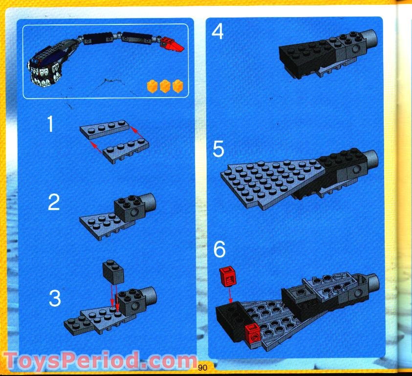 LEGO 4506 Deep Sea Predators Instructions and Parts List