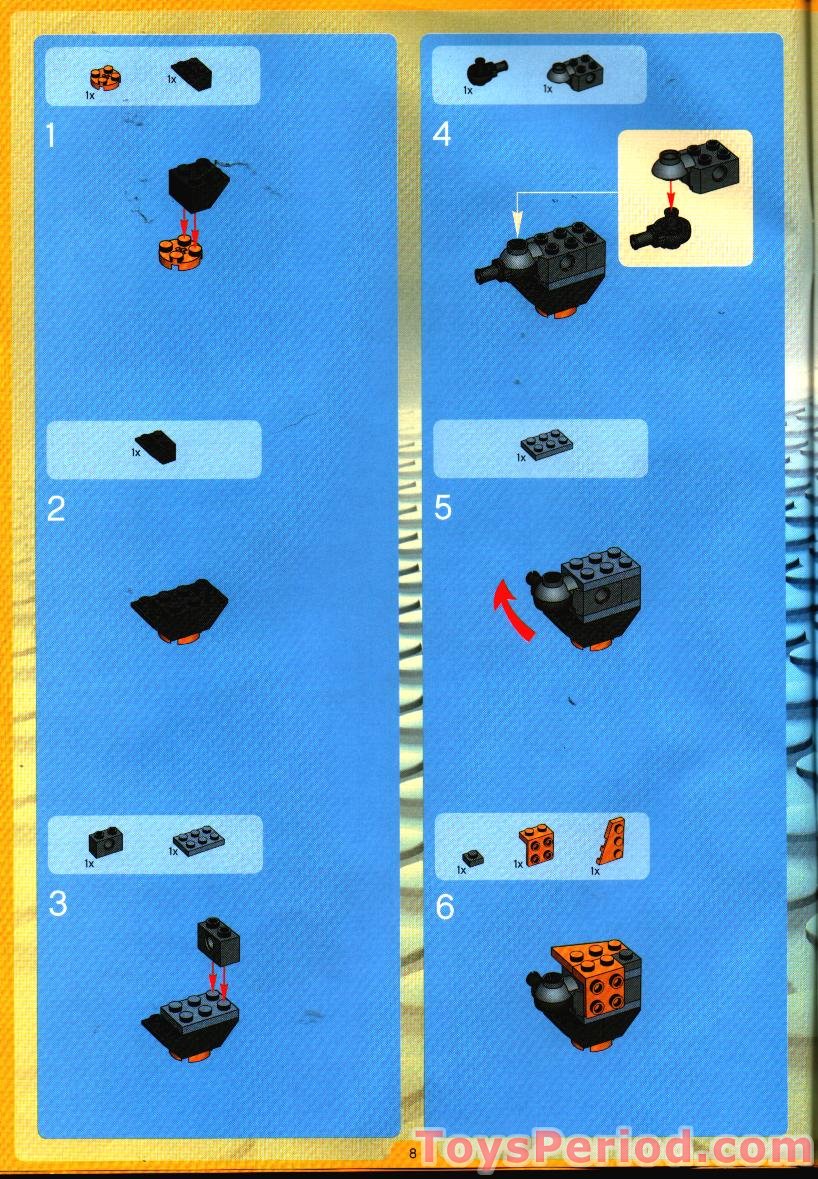 LEGO 4508 Titan Xp Instructions and Parts List