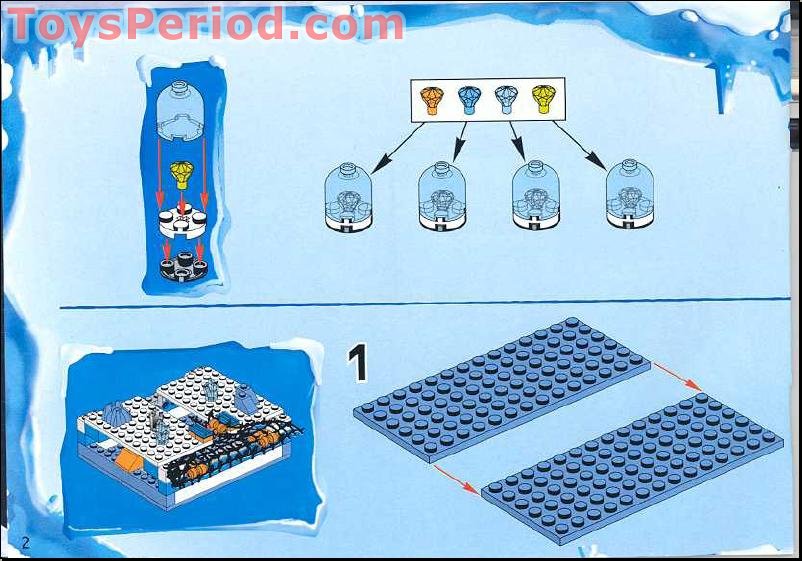 LEGO 4579 Ice Ramp Racers Instructions and Parts List