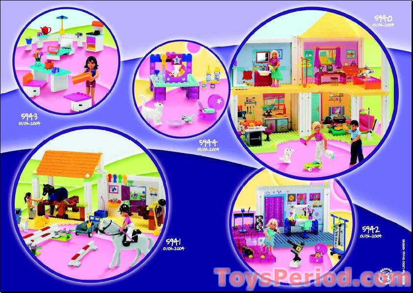 LEGO 5877 Bryllupskareten (Wedding Coach) Instructions and Parts List