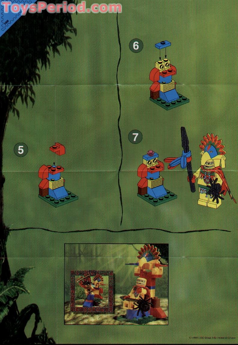 LEGO 5906 Ruler of the Jungle Instructions and Parts List