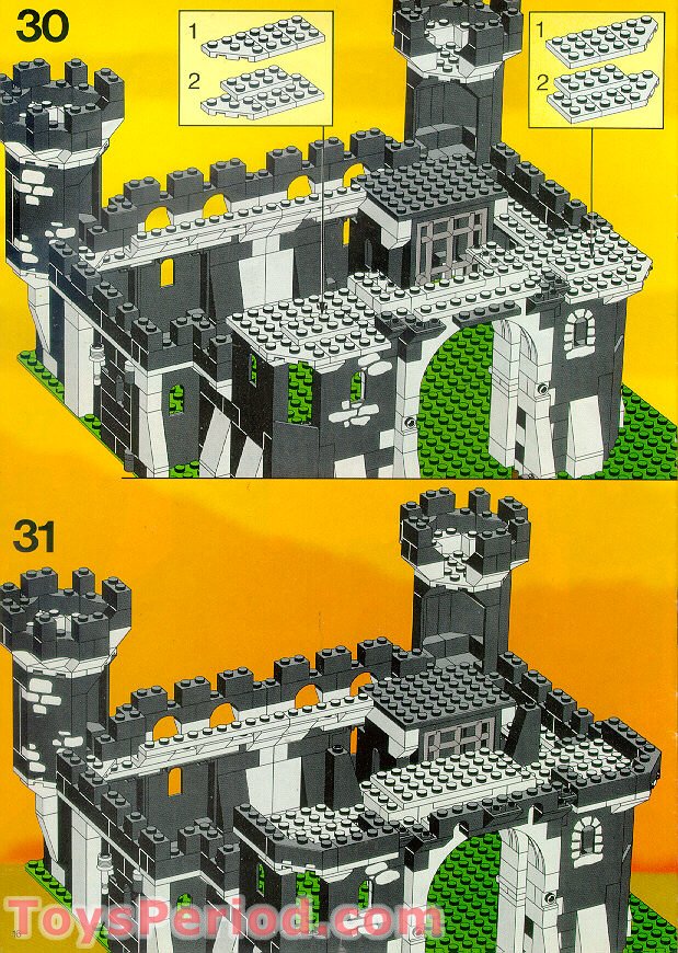LEGO 6085 Black Monarch's Castle Instructions and Parts List