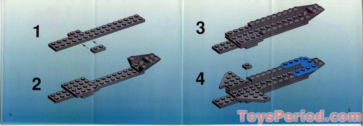 LEGO 6155 Deep Sea Predator - Aquashark Barracuda Instructions and ...