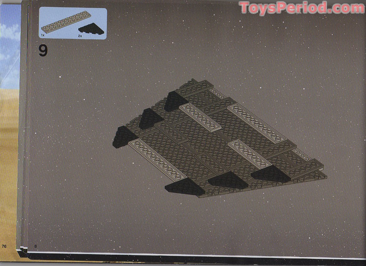 LEGO 6211 Imperial Star Destroyer Instructions and Parts List