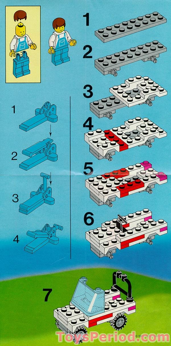LEGO 6369 Auto Workshop Instructions and Parts List