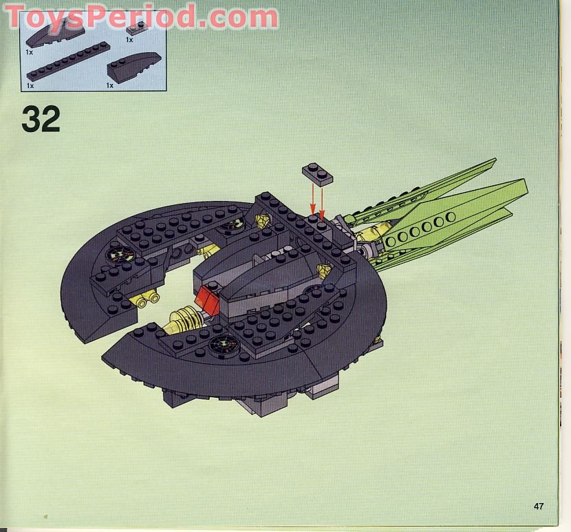 LEGO 7693 Etx Alien Strike Instructions and Parts List