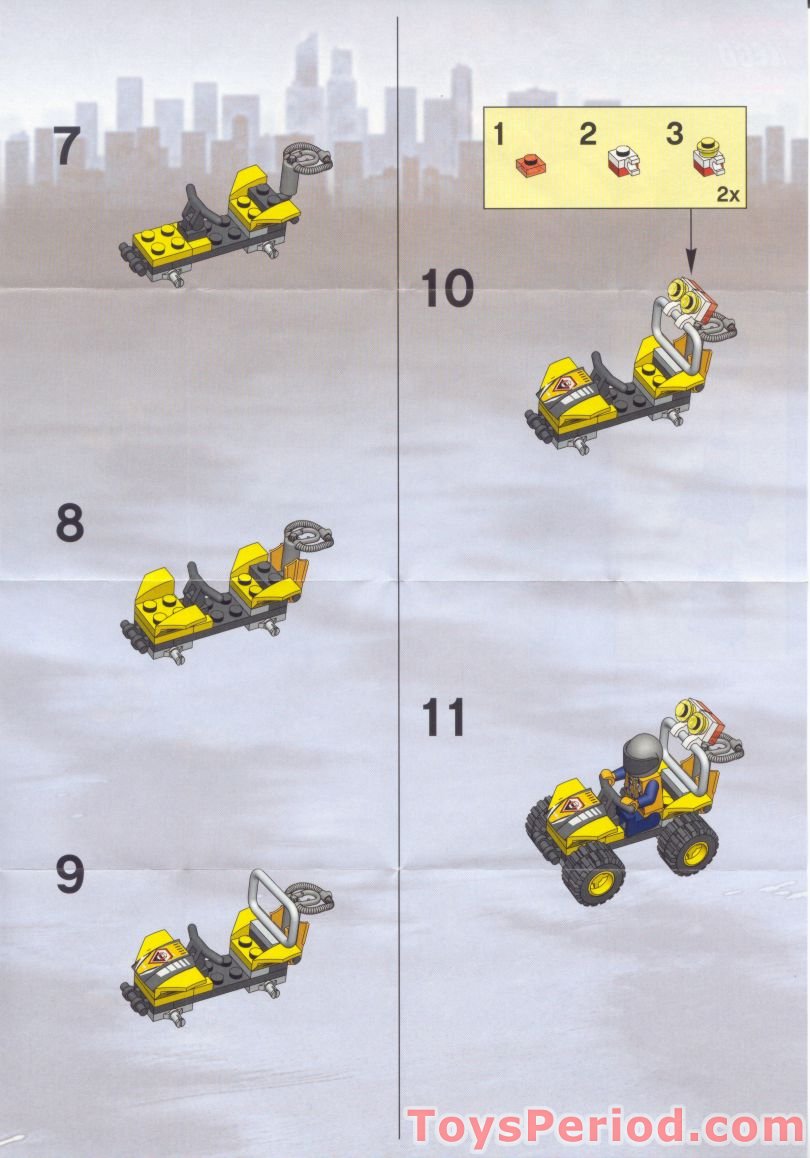 LEGO 7042 Dune Patrol Instructions and Parts List
