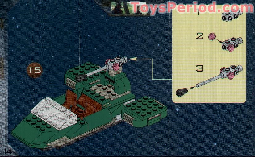 LEGO 7124 Flash Speeder Instructions and Parts List