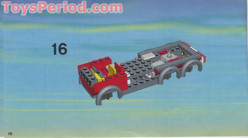 LEGO 7239 Fire Truck Instructions and Parts List