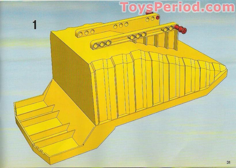 LEGO 7344 Dump Truck Instructions and Parts List