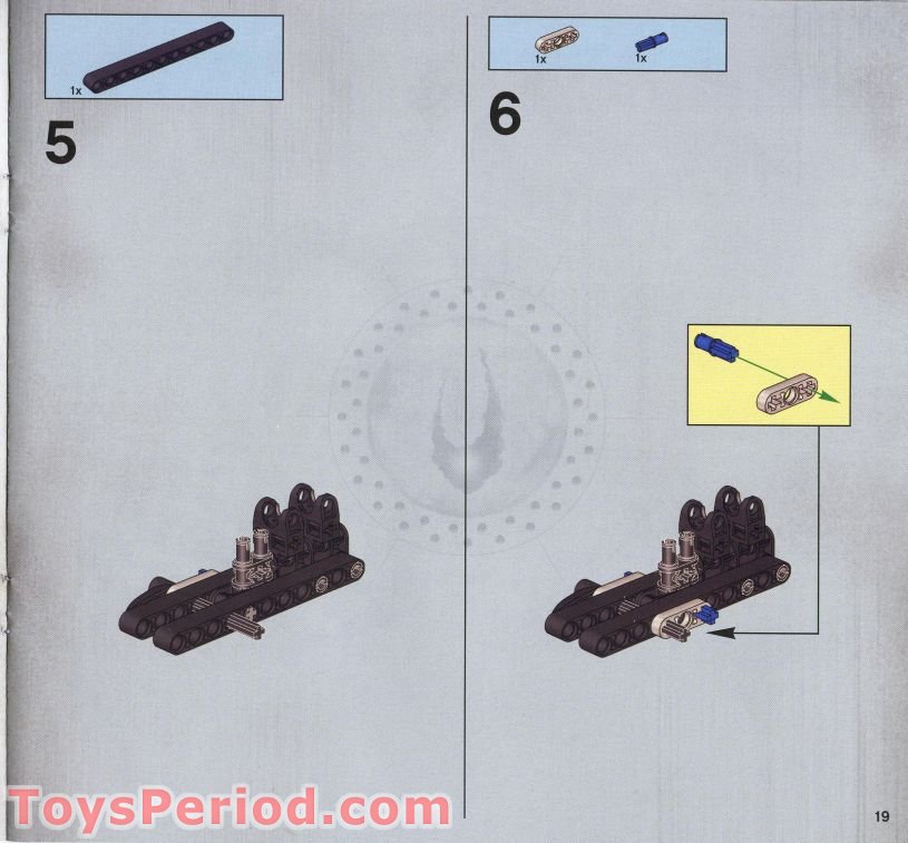 LEGO 8733 Axonn Instructions and Parts List