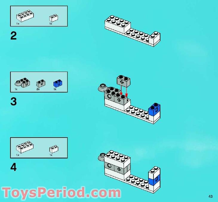 LEGO 8106 Aero Booster Instructions and Parts List