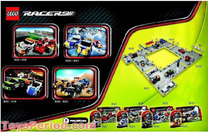 LEGO 8164 Extreme Wheelie Instructions and Parts List