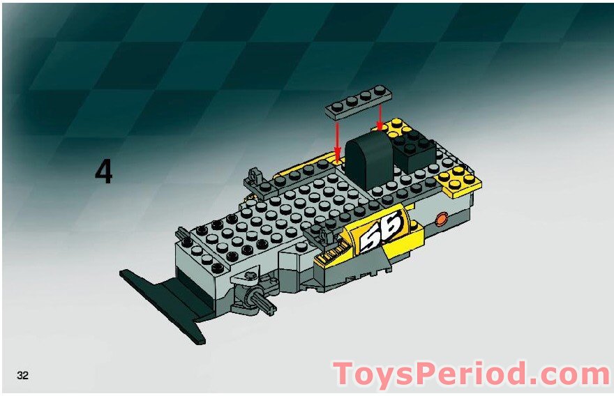 LEGO 8183 Track Turbo RC Instructions and Parts List