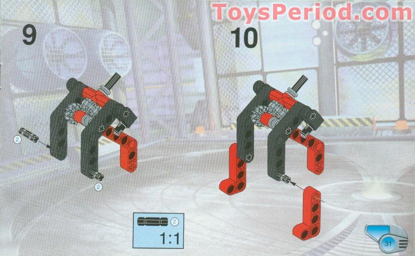 LEGO 8241 Battle Cars Instructions and Parts List