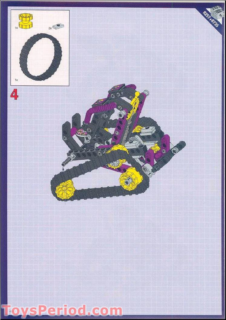 LEGO 8257 Cyber Strikers Instructions and Parts List