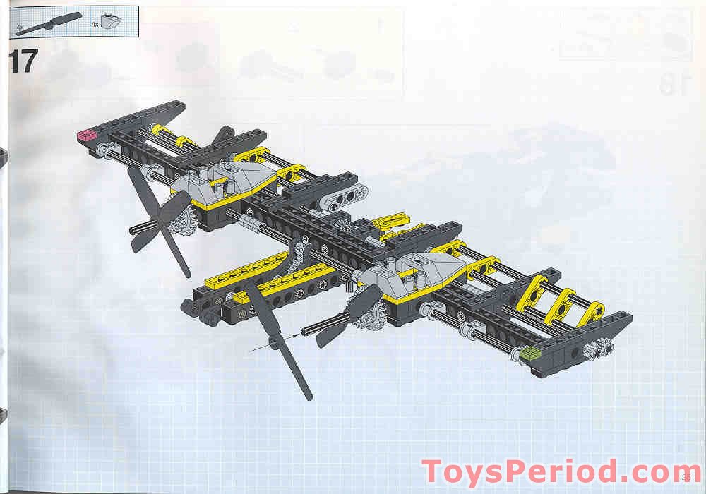 LEGO 8425 Black Hawk Instructions and Parts List