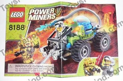 LEGO 8188 Fire Blaster Set Parts List