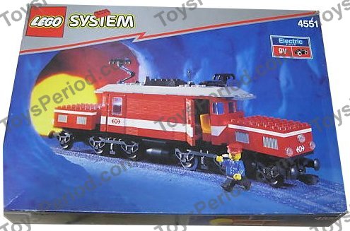 LEGO 4551 Crocodile Locomotive Instructions and Parts List