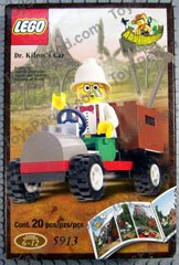 LEGO 5913 Dr. Lightning's Car Instructions and Parts List