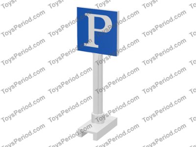 LEGO Sets with Part 647pb01 Road Sign Square with Parking Pattern