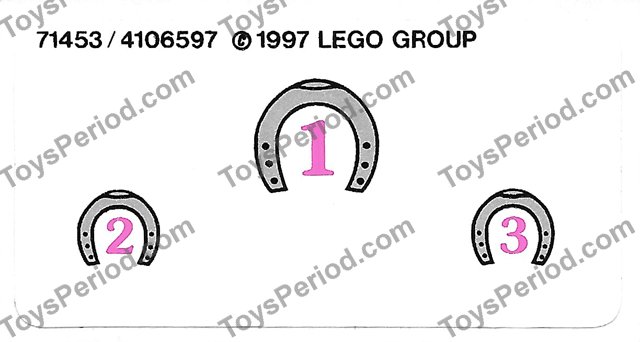 LEGO Sets with Part 6417stk01 Sticker Sheet for Set 6417 - (71453/4106597)
