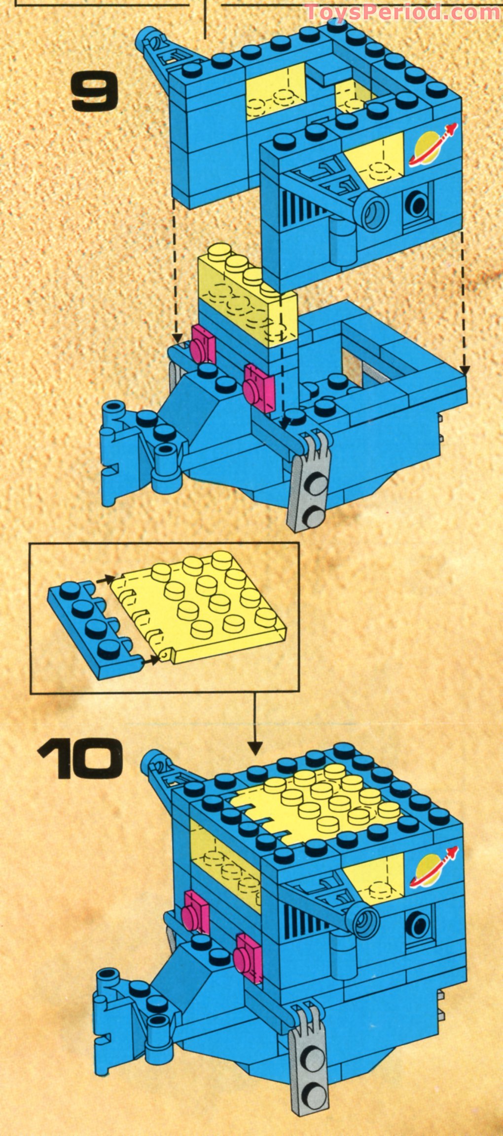 LEGO 6928 Uranium Search Vehicle Instructions and Parts List