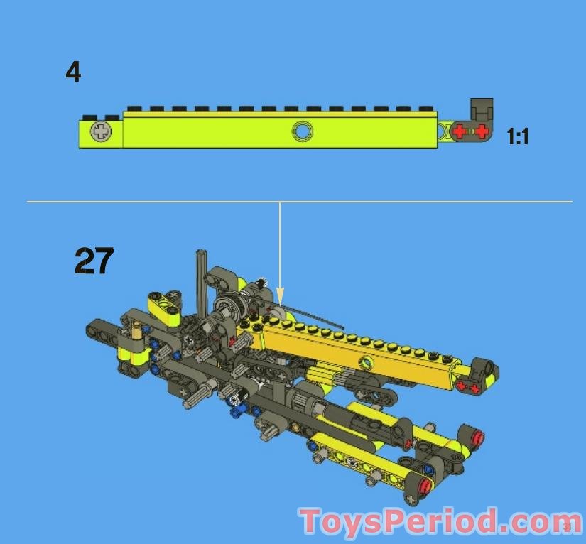 LEGO 8067 Mini Mobile Crane Instructions and Parts List