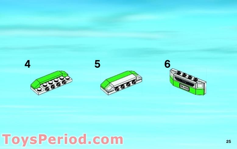 LEGO 4432 Garbage Truck Instructions and Parts List