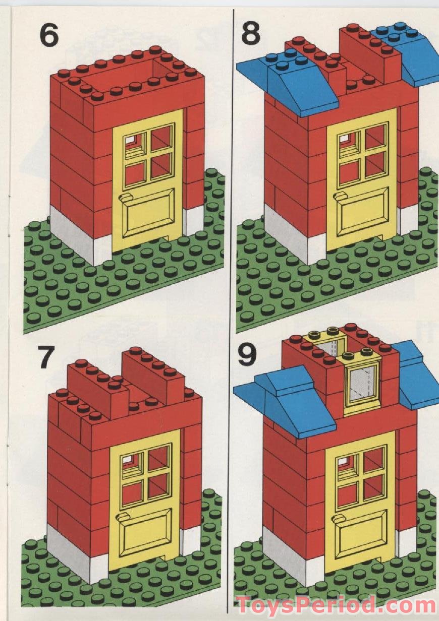 LEGO 533-1 Universal Building Set Instructions and Parts List