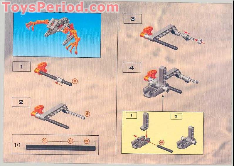 LEGO 10023 Bionicle Master Builder Set Instructions and Parts List