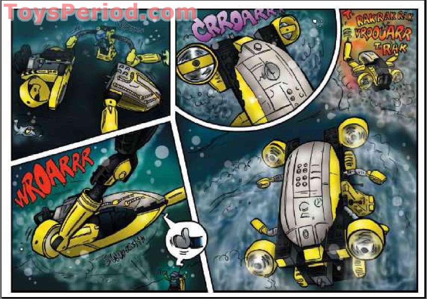 LEGO 4794 Alpha Team Command Sub Instructions and Parts List