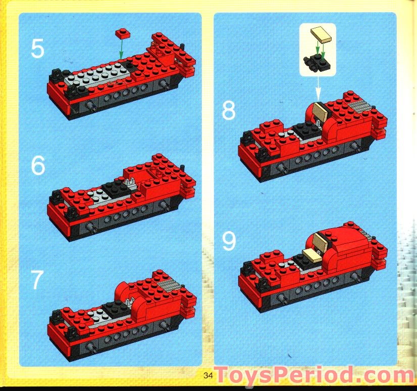 LEGO 4883 Gear Grinders Instructions and Parts List