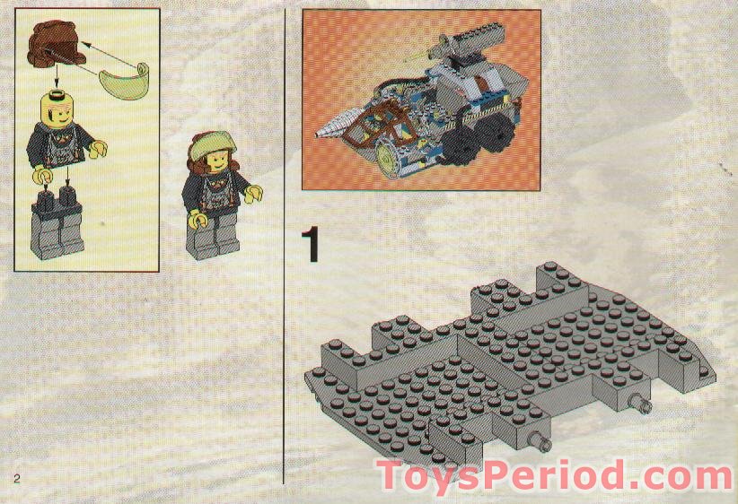 LEGO 4970 Chrome Crusher Instructions and Parts List