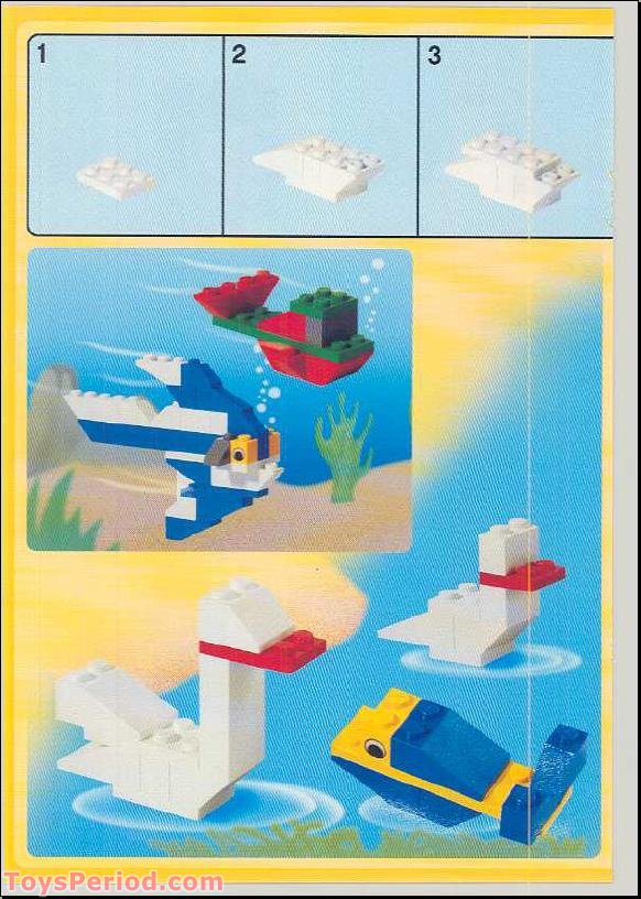 LEGO 4278 Blue Tub Instructions and Parts List