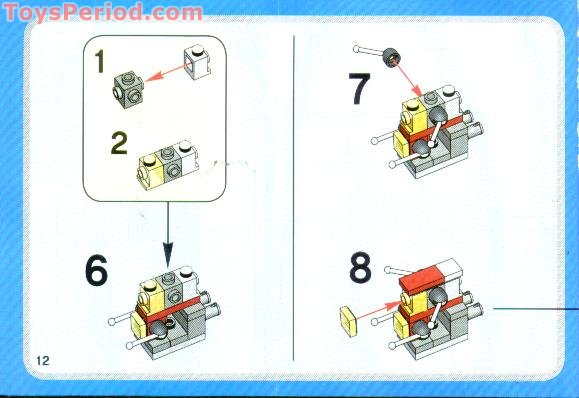 LEGO 4495 Mini AT-TE Instructions and Parts List