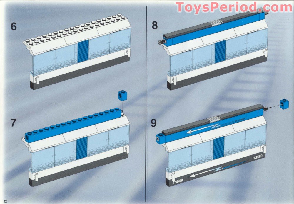 LEGO 4560 Railway Express Instructions and Parts List