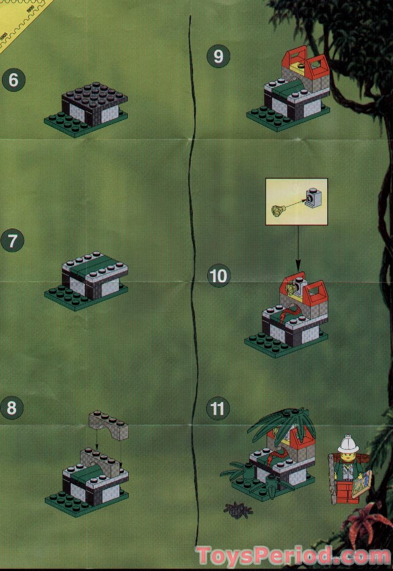 LEGO 5905 Hidden Treasure Instructions and Parts List