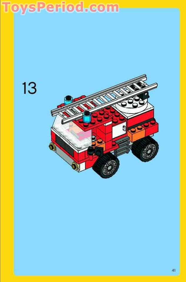 LEGO 6164 LEGO Rescue Building Set Instructions and Parts List