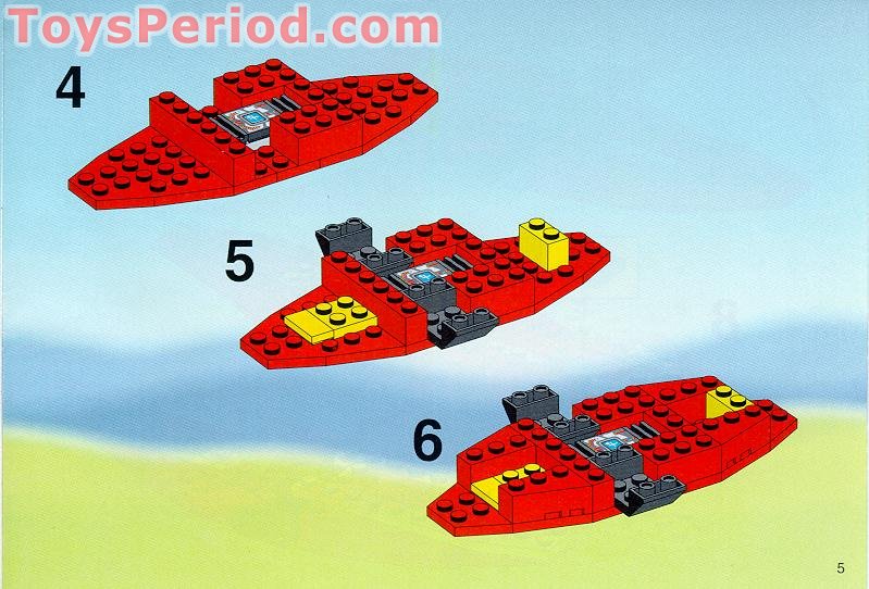 LEGO 6331 Patriot Jet Instructions and Parts List