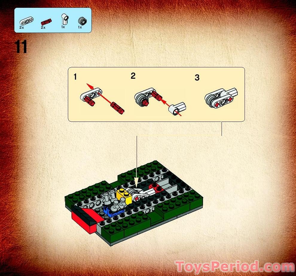 LEGO 7626 Jungle Cutter Instructions and Parts List