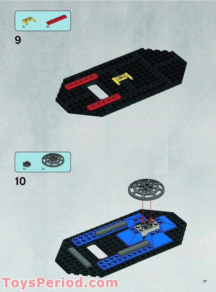 LEGO 7664 Tie Crawler Instructions and Parts List