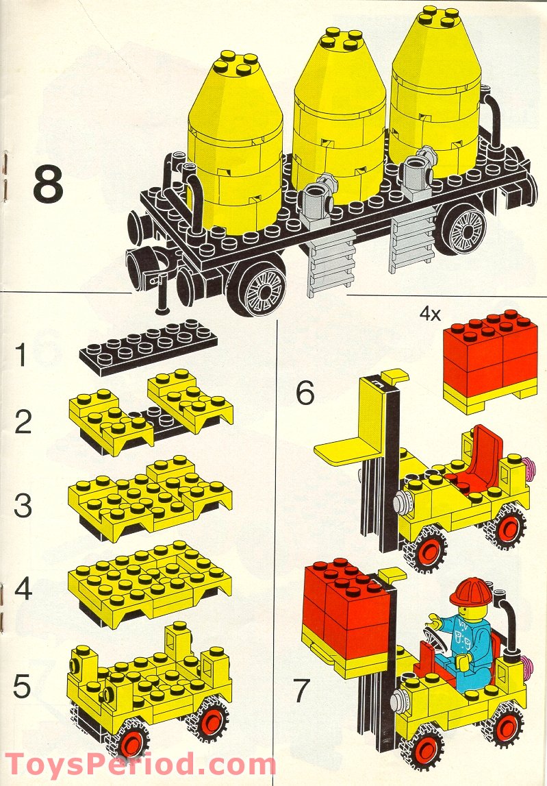 LEGO 7730 Electric Goods Train Instructions and Parts List